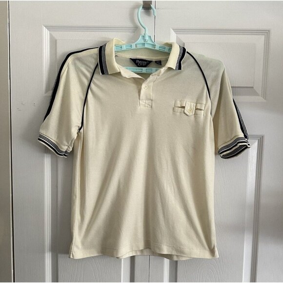 Private Club | Shirts | Vtg Private Club Raglan Banded Sleeves Polo ...
